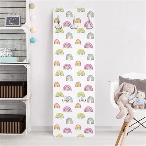 Bilderdepot24 Garderobenpaneel Bunt Aquarell Illustration Kinder