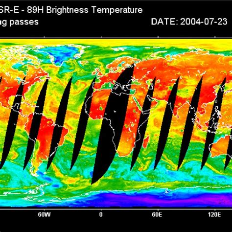 Amsr E Passive Microwave Satellite Data Used For Detecting Floods On A Download Scientific