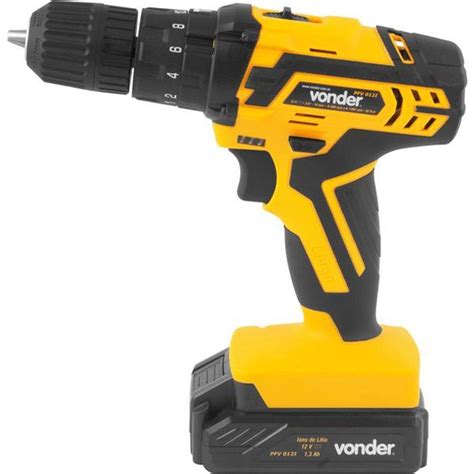 Parafusadeira furadeira Impacto Bateria v Pfv i Vonder Lojão do Vidraceiro