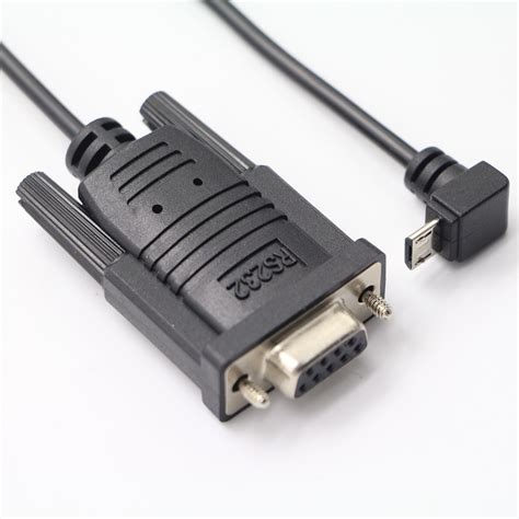 Ftdi Db9가있는 Rs232 대 마이크로 Usb 직렬 케이블 의 고품질 Ftdi Db9가있는 Rs232