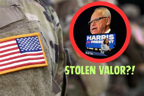 Kamala Harriss Vp Pick Tim Walz Facing Stolen Valor Accusation