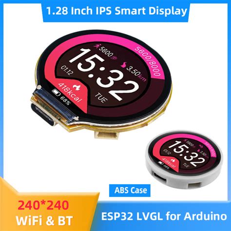 Esp32 Lvgl สำหรับบอร์ดพัฒนา Arduino 128นิ้ว Ips Smart Display 240240