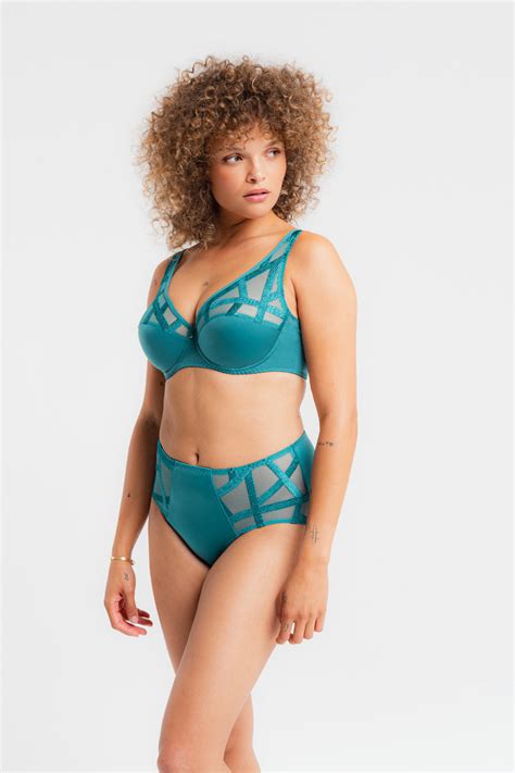 Louisa Bracq Série Plunge Bra Lagon Cad 16800 At Bralissimo