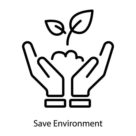 Trendy Save Environment 42119698 Vector Art At Vecteezy