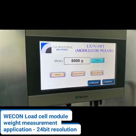 Wecon Loadcell Module Weighing Miconautomation Micon Automation Systems Pvt Ltd