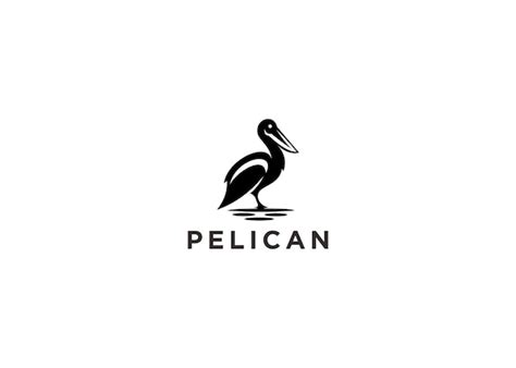Premium Vector Pelican Logo Design Vector Illustration