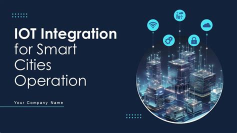 Iot Integration For Smart Cities Operation Powerpoint Ppt Template