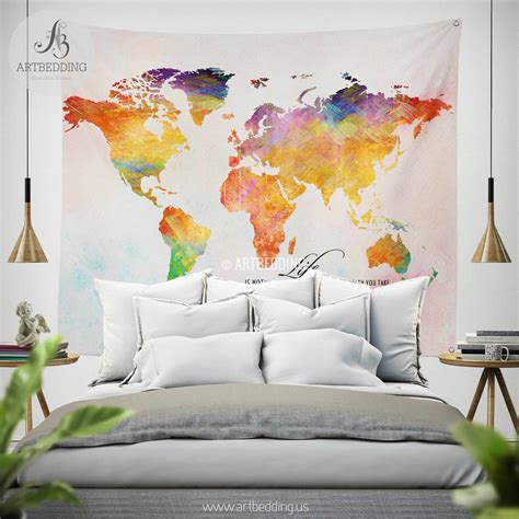 Boho Tapestry Urban Graffiti Wall Tapestry Inspirational Quote Wall
