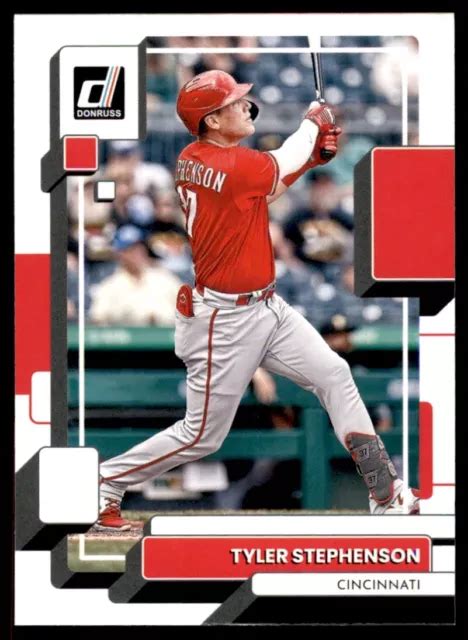 2022 Donruss Tyler Stephenson Cincinnati Reds 218 Eur 198 Picclick Fr
