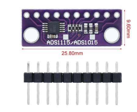 ADS1115 16 Bit 16 Byte I2 C IIC analógico a digital ADC PGA convertidor
