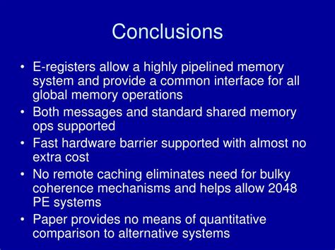 ppt synchronization and communication in the t3e multiprocessor