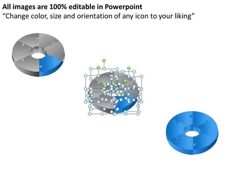 3d Circular Puzzle 6 Pieces Powerpoint Presentation Slides PowerPoint