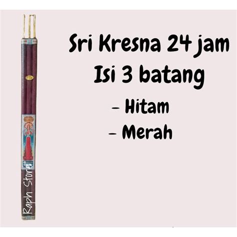 Jual Dupa Misik Sri Kresna Nyala 24 Jam Isi 3 Batang Shopee Indonesia