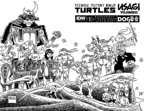 Teenage Mutant Ninja Turtles Usagi Yojimbo Wherewhen 4 Idw