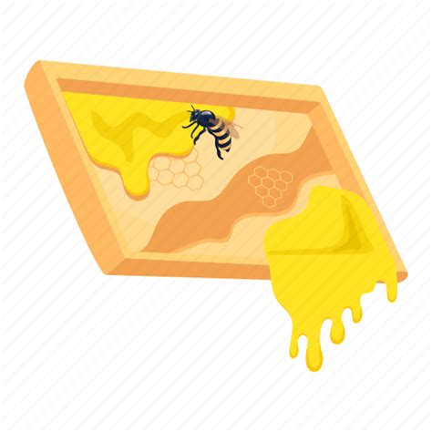 Beeswax Beekeeping Bee Comb Honeycomb Honey Icon Download On