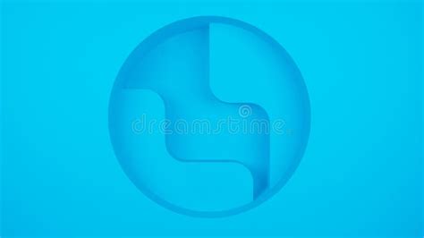 D Render With Circle And Elements In The Wall Stock Illustration Illustration Of Decoration