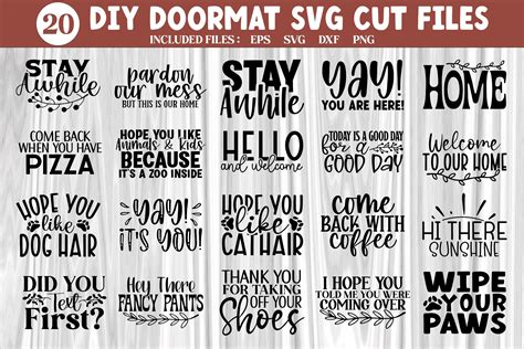 Diy Doormat Svg Bundle Graphic By Graftify · Creative Fabrica