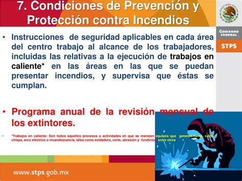 PPT Nueva Norma Oficial Mexicana NOM STPS CONDICIONES DE SEGURIDAD PARA LA PREVENCIÓN