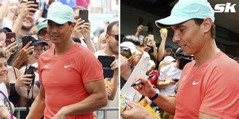 Rafael Nadal Makes Special Appearance At Queen Street Mall In Brisbane