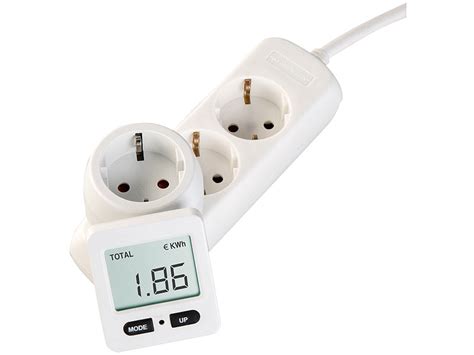 revolt Energiemessgerät 2er Set Digitale Energiekostenmesser 180