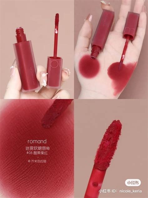 Pin Auf เครื่องสำอาง สกินแคร์💄 Lippenmuster Matte Lippenstifte Blur