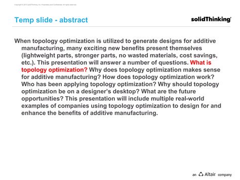 design faster and lighter applications of topology optimization in