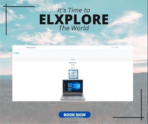 تصميم موقع باستخدام Laravel Html Css Php لبيع الاجهزه الالكترونيه