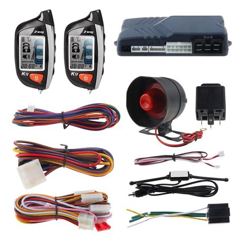 EASYGUARD EC200 K9 2 Way Car Alarm System With LCD Pager Display Remote