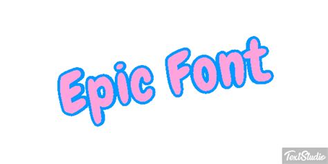 Epic Font Font Animated  Logo Designs