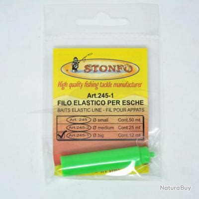 Stonfo Ligne élastique pour Appâts Big Petits matériels et accessoires divers