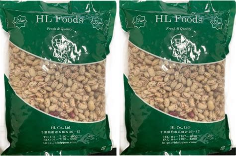 Amazon Hl Food ピントビーンズ うずら豆 Pinto Beans1kg×2袋セット 食材 ピントビーンズ ラジマ チット