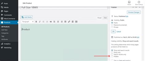 How To Hide Products In Woocommerce 2021 Easy Tutorial Wp Marks