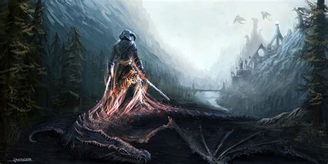 Dovahkiin Wallpapers Top Free Dovahkiin Backgrounds Wallpaperaccess