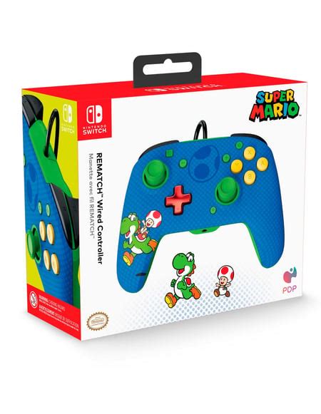 Manette Filaire Toad And Yoshi Pour Nintendo Switch Manettes Switch