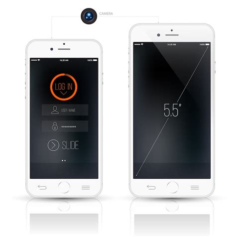 Premium Vector Smartphone Vector Illustration