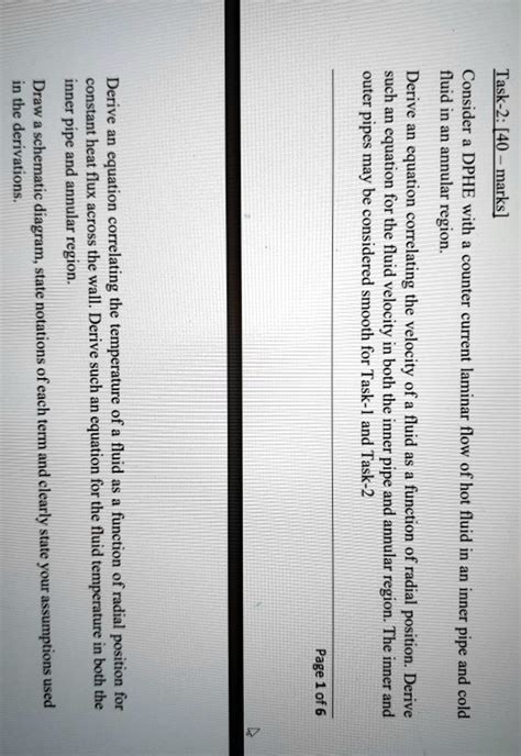 Solved In The Derivations Inner Pipe And Annular Region Outer Pipes May Be Considered Smooth