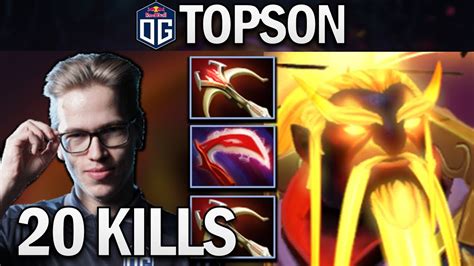 OG TOPSON EMBER SPIRIT WITH 20 KILLS DOTA 2 7 24 GAMEPLAY YouTube