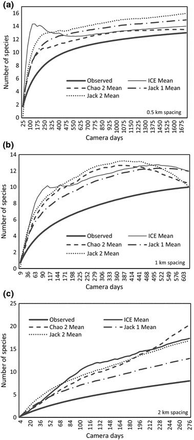The Observed Actual And Predicted Non Parametric Estimators