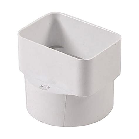 Pvc Down Spout Adapter 2 In X 3 In X 3 In Siteone