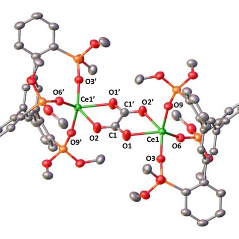 Molecular Structure Of 6 With Thermal Ellipsoids Drawn At The 50