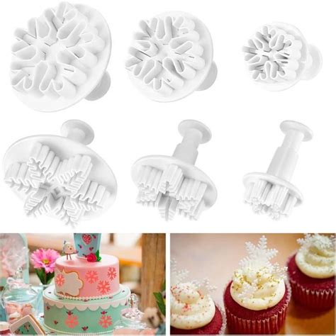 6 Pièces Emporte Pièce De Noël Moule À Biscuits Formes De Coupes À