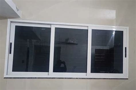Powder Coated 3 Track Aluminium Sliding Window At ₹ 300sq Ft