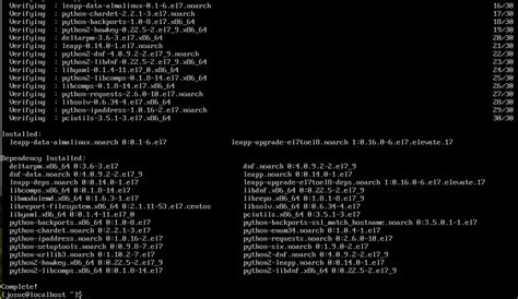 Upgrade CentOS 7 To Alma 8 Keeping SingularityCE Updated