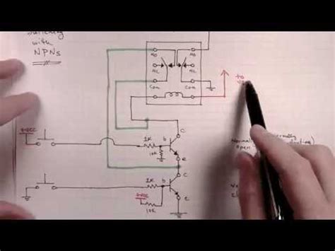 How To Build A Selectable Latching Relays Circuit Part C Low Side Switching YouTube