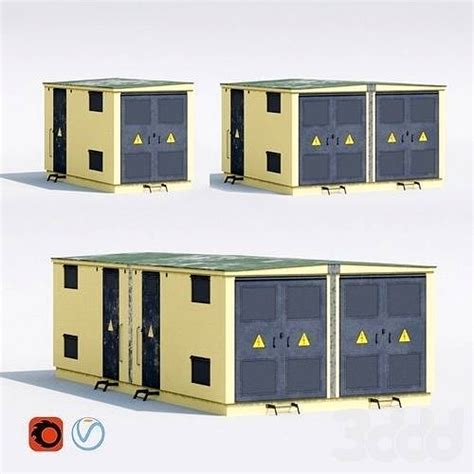 Voltage Transformer 3d Model