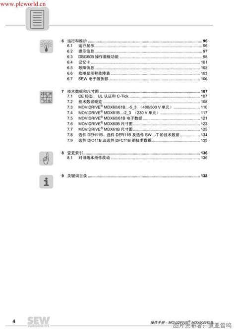 Sew Mdx61b 伺服中文操作手册mdx61b伺服中国工控网