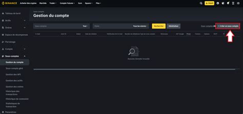 Binance Comment Créer Et Approvisionner Mon Sous Compte En Usdt