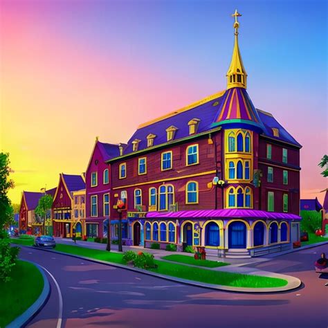 Premium Ai Image Building Model Idea For Game