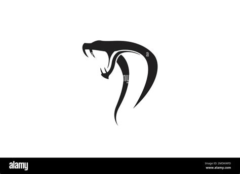 Creative Serpent Cobra Head Logo Design Vector Symbol Illustration