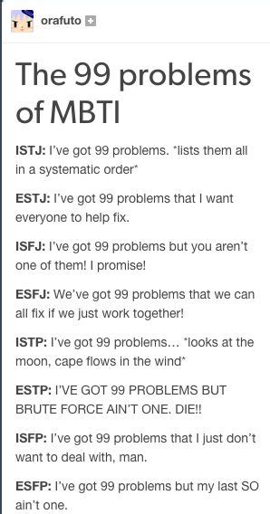 Least Liked Myers Briggs Type Tyjza